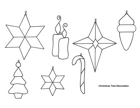 Stained Glass Ornament Patterns