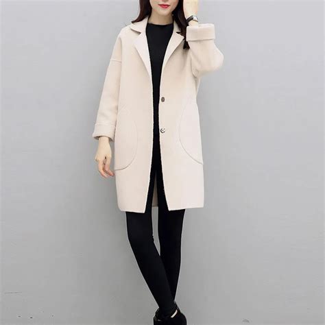 Womail Модная женская повседневная куртка средней длины на пуговицах зимнее Однотонное