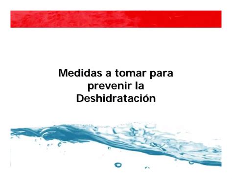 Deshidratación Tipos Causas Y Consecuencias Pdf Chemistry Science