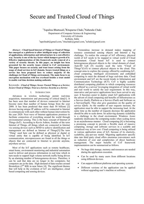 Pdf Secure And Trusted Cloud Of Things