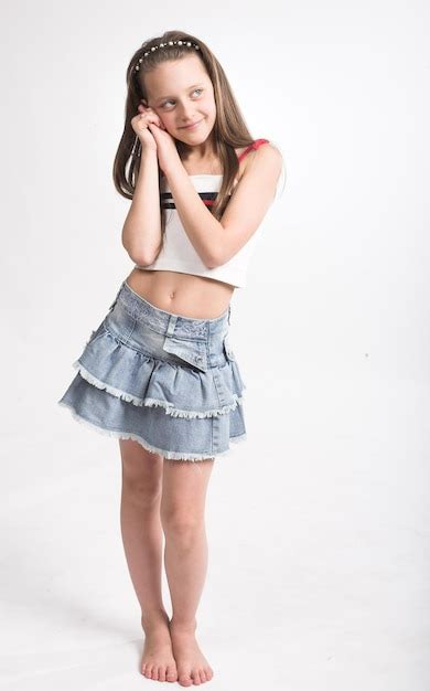 Premium Photo Little Pretty Girl