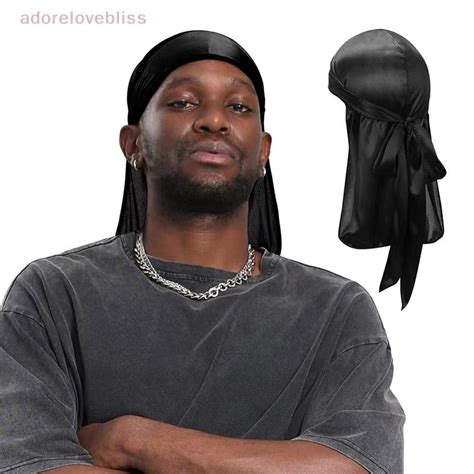เพิ่มหางยาว Unisex ผู้ใหญ่ Sa Doo Rag Durag S หมวกโจรสลัดหมวก Turban