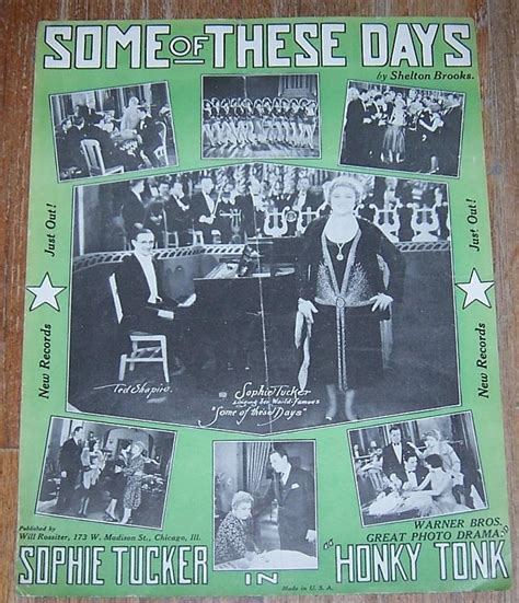 Some Of These Days De Sheet Music 1922 Manuscrito Gibsons Books