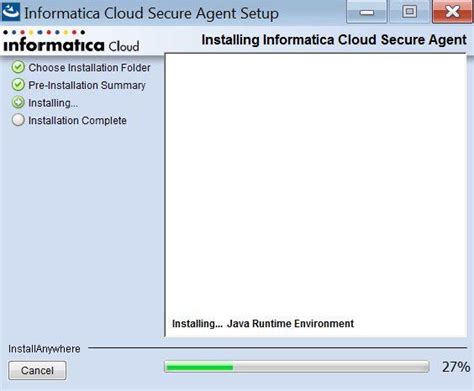 Installation Des Secure Agents Der Informatica Cloud Jochen Heinz