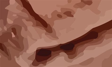 Aesthetic Brown Abstract Background Various Shapes And Unique