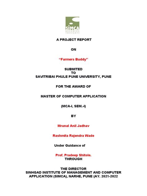 Project Farmers Buddy Pdf Databases Agriculture