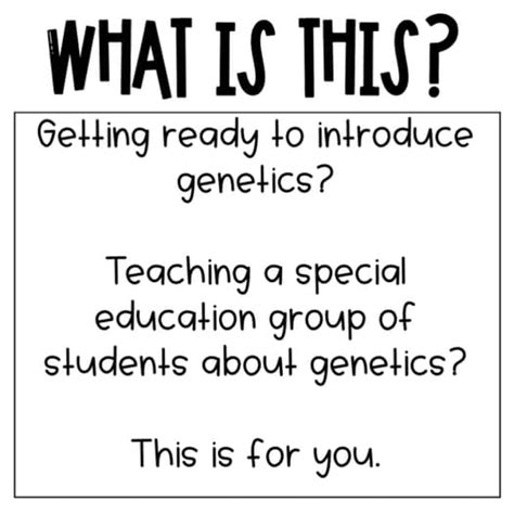 genetics powerpoint and notes editable by teach middle tpt