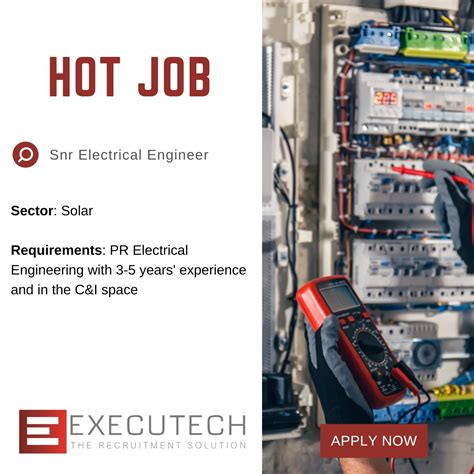 Executech The Recruitment Solution On Linkedin Senior Electrical Engineer Solar Position