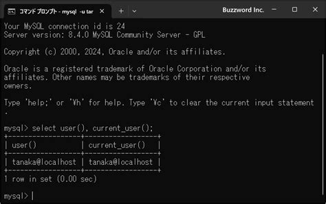 Mysql ユーザーの一覧や設定された権限などユーザーに関する情報を取得する