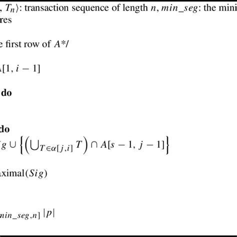 Dynamic Programming For Segmentation Based Signature Extraction