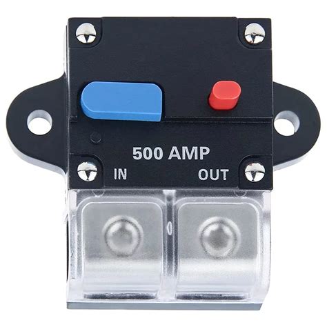 500 Amp 12 Volt Resettable Circuit Breaker For Car Audio Marine Sola
