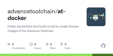 Github Advancetoolchainat Docker Holds Dockerfiles And Build Script To Create Docker Images