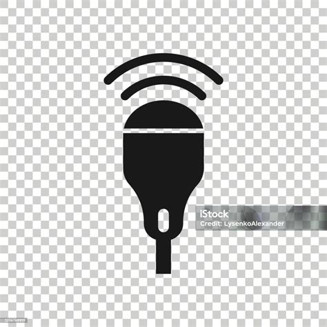 플랫 스타일의 초음파 아이콘 흰색 격리 된 배경에 스캐너 장비 벡터 그림 초음파 비즈니스 개념 건강 진단에 대한 스톡 벡터 아트