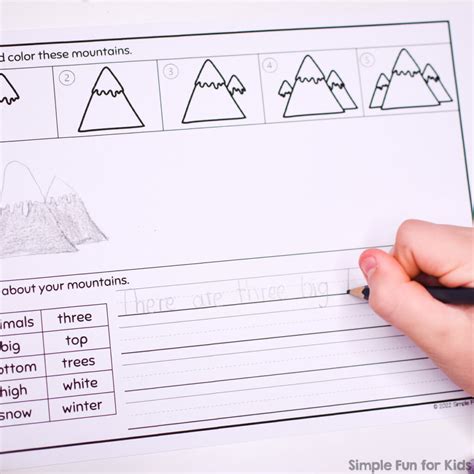 Winter Directed Drawings Differentiated Draw And Write Worksheets