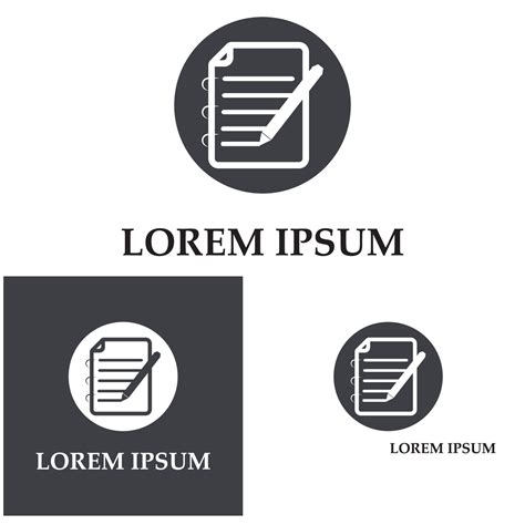 Write Document User Interface Outline Icon Logo Vector Illustration 7109071 Vector Art At Vecteezy