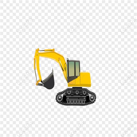 굴착기백호남성만화 Png 일러스트 무료 다운로드 Lovepik