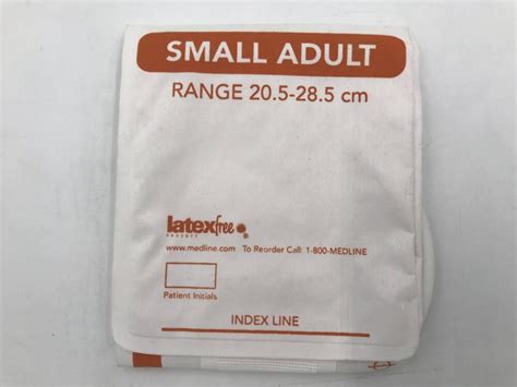Medline Small Adult Blood Pressure Cuff Range Cm No Packing Gb Tech Usa