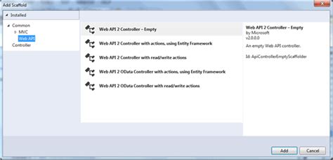 Create Web API For CRUD Operation