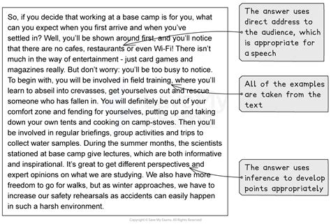 Question 3 Model Answer Speech CIE IGCSE English Language Revision