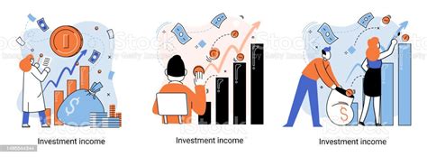 투자 저축 및 금융 성장 비즈니스 개념 은유 여자는 차트와 배당금을 분석합니다 개념에 대한 스톡 벡터 아트 및 기타 이미지 개념 경제 그래프 Istock