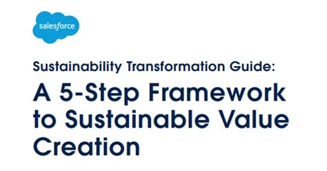 A 5 Step Framework To Sustainable Value Creation Sustainability Magazine