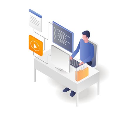 A Web Application Programmer 5005516 Vector Art At Vecteezy