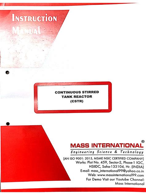 cstr pdf
