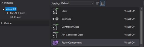 Core How To Create Razor Files Stack Overflow