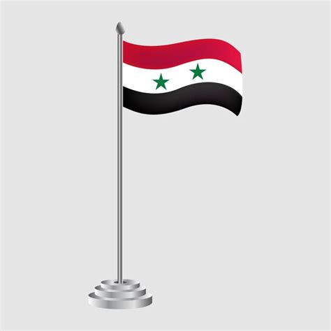 Syria Flag With Pole Images Free Download On Freepik