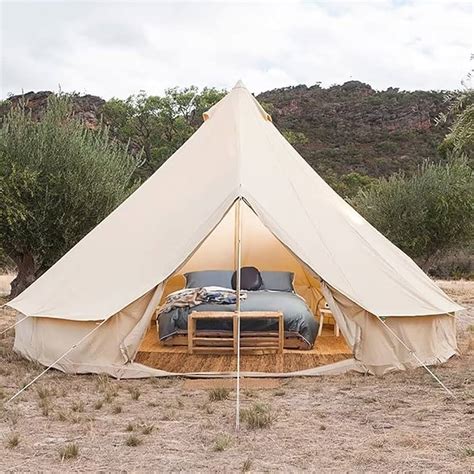 Camping In A Bell Tent