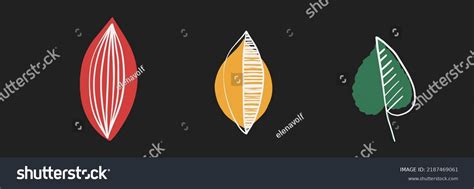 Fall Leaf Icon Vector Illustration Set Stock Vector Royalty Free 2187469061 Shutterstock