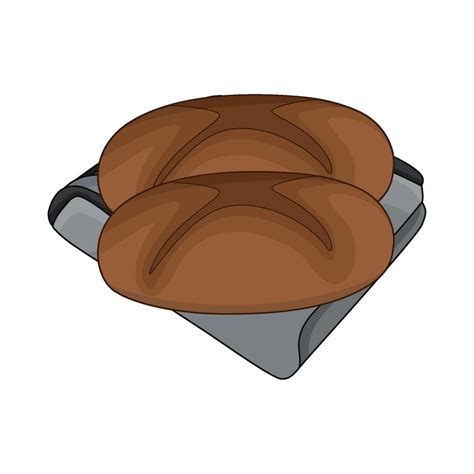 Rustic Bread Loaf 49632178 Vector Art At Vecteezy