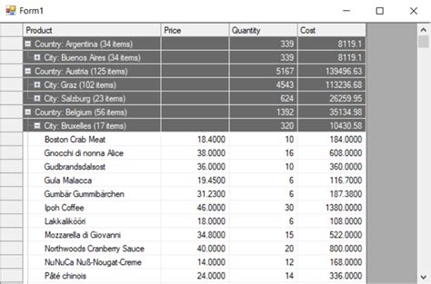 How To Add Outline Treeviews To A Winforms Datagrid Application