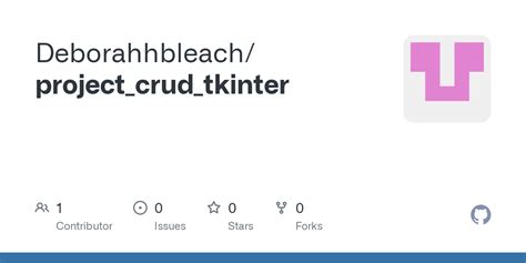 GitHub Deborahhbleach Project Crud Tkinter