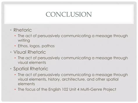 Spatial Rhetoric Ppt