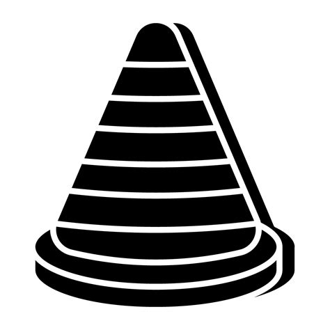 Trendy Vector Design Of Construction Cone 25838824 Vector Art At Vecteezy