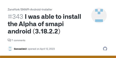 I Was Able To Install The Alpha Of Smapi Android 31822 · Issue 343 · Zaneyorksmapi