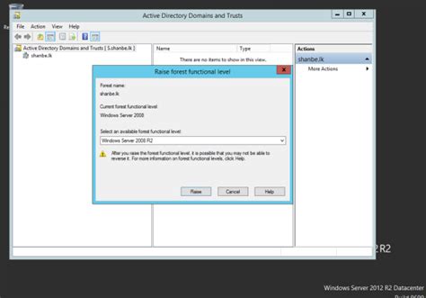 How To Raise The Forest Functional Level In Server 2012 R2 Dhweb