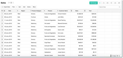 working with tables l zoho analytics help