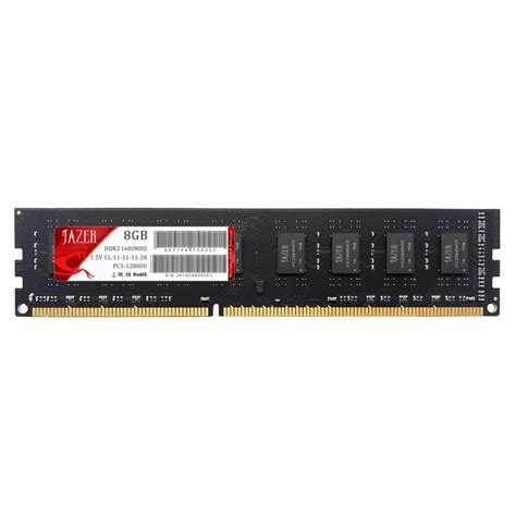 Jazer 메모리 램 Ddr3 1600mhz 새로운 Dimm 데스크탑 메모리 Amd 및 인텔 호환 Aliexpress