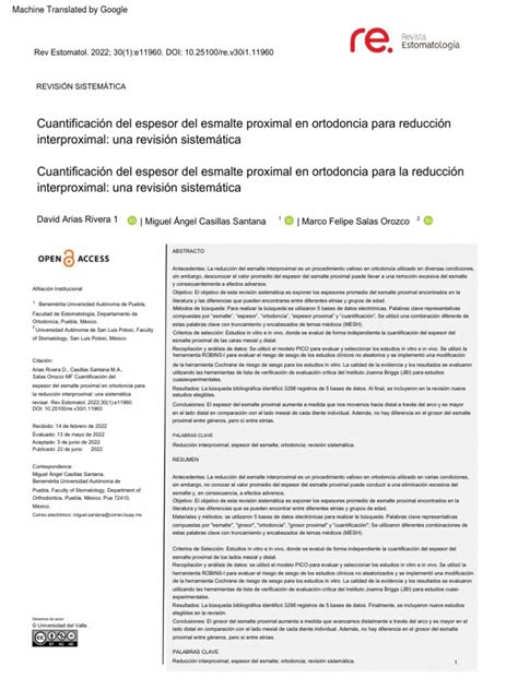 Proximal Enamel Thickness Quantification In Orthodontics For Interproximal Reduction A