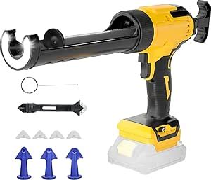 Cordless Caulking Gun Compatible With Dewalt 20v Max Battery Tool Only