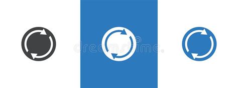 Synchronization Icon Thin Line Illustration Stock Vector Illustration
