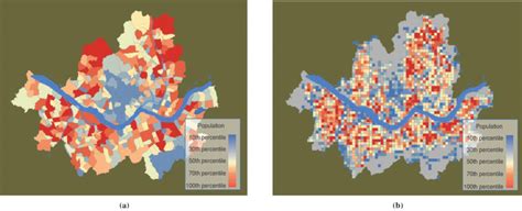 Comparison Of Spatial Distributions In Employment And Population A