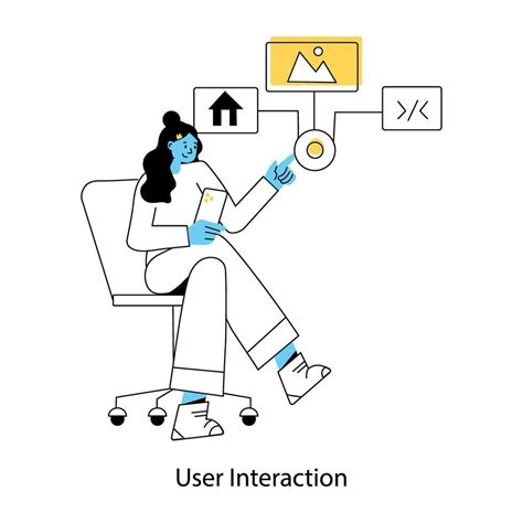 Trendy User Interaction 45883928 Vector Art At Vecteezy