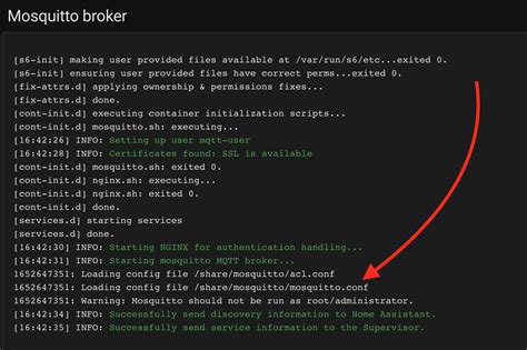 While Still Running The Mosquitto Broker Add On Mqtt