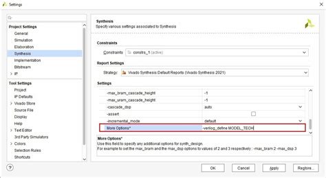 Vivado 2020 сделать глобальный Define для Verilog Среды разработки обсуждаем САПРы Форум