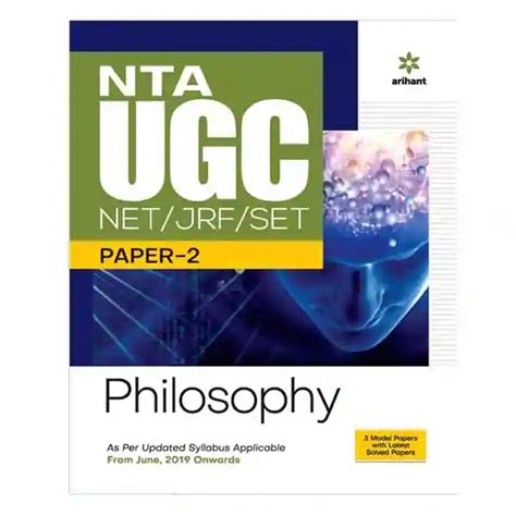 Nta Ugc Net Jrf Set Philosophy Paper 2 In English Medium