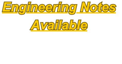 Engineering Notes Available