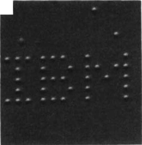 STM Image Of Individual Xe Atoms On Ni Arranged To Write IBM Download Scientific
